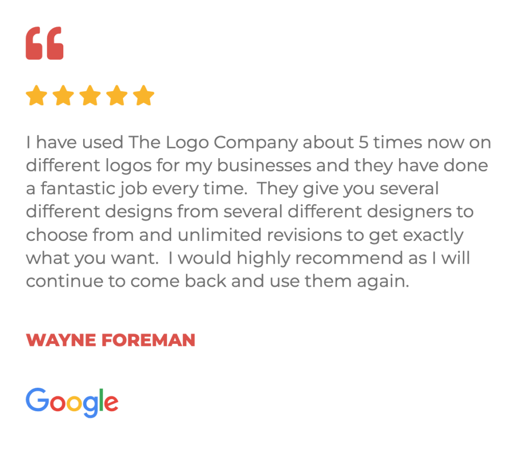 Custom Logo Design from The Logo Company | 5 Star Rated